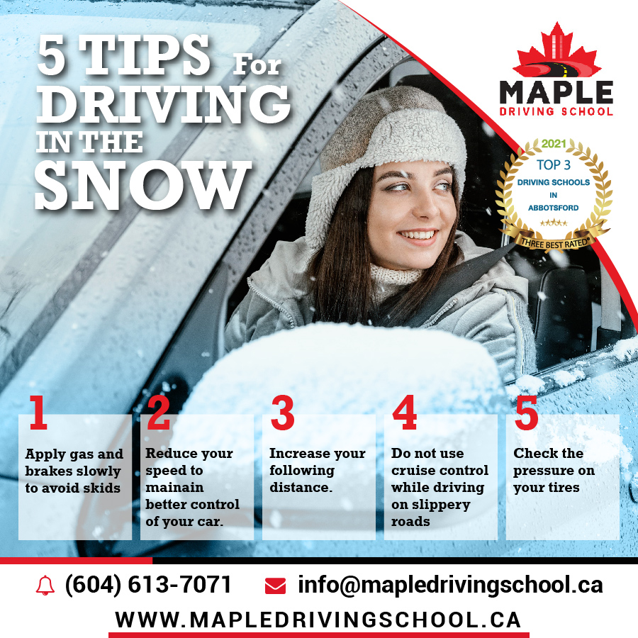 5 Tips for Driving In the Snow - Maple Driving School